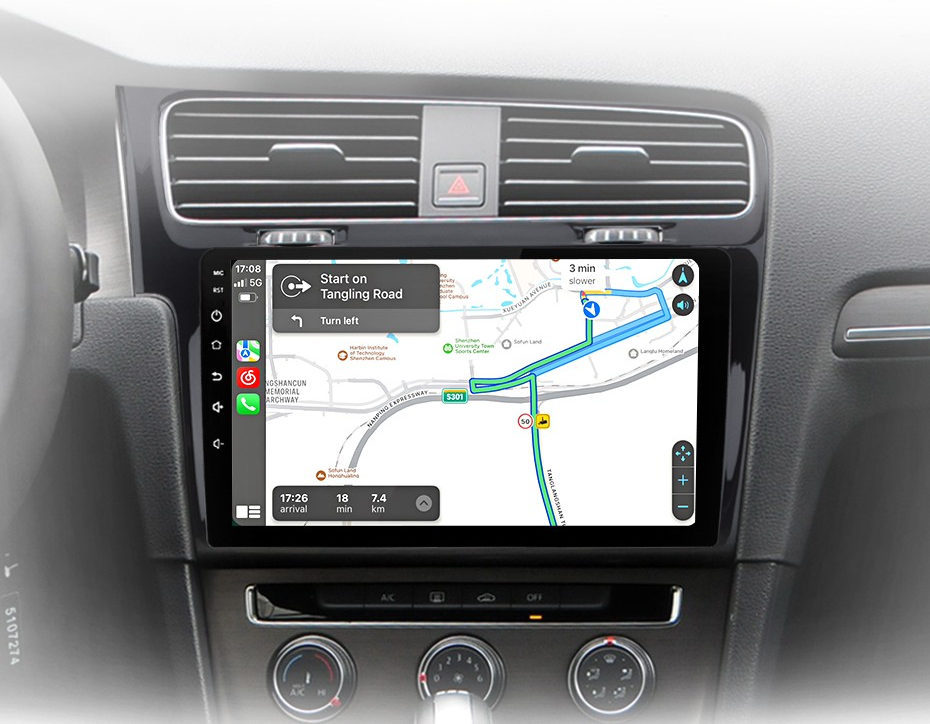 VW Golf 7 Infotainment aufrüsten: DAB+ & Android-Radio Guide